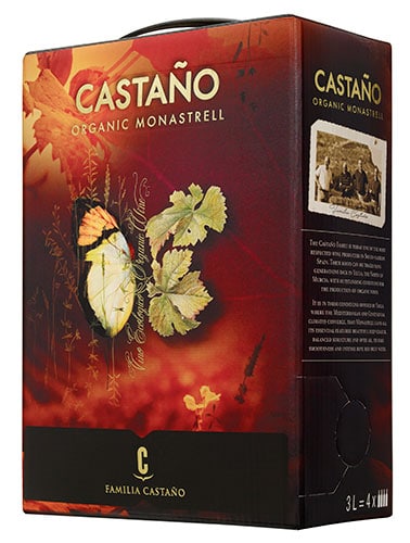 Castaño Organic Monastrell 2021, 300 cl, 219 kr - Vinguiden.com
